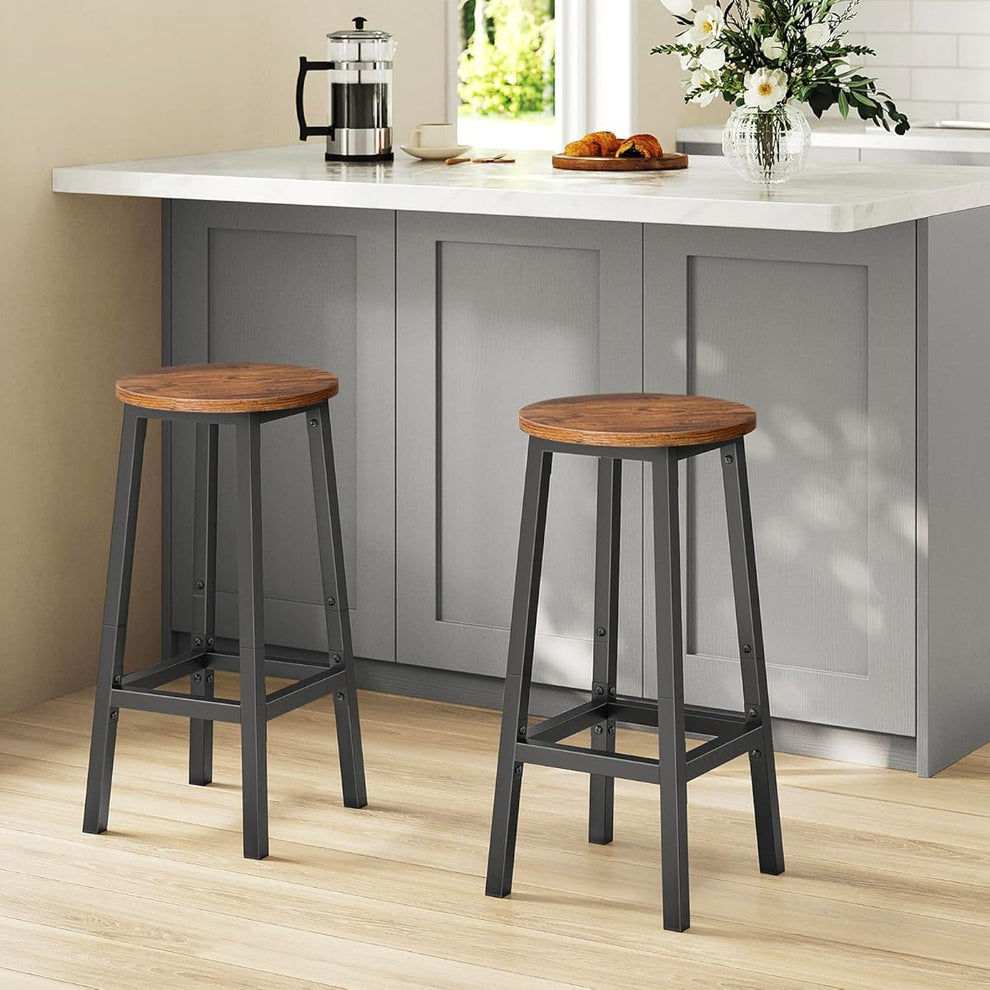 VASAGLE Bar Stools, Set of 2 – Serena Home